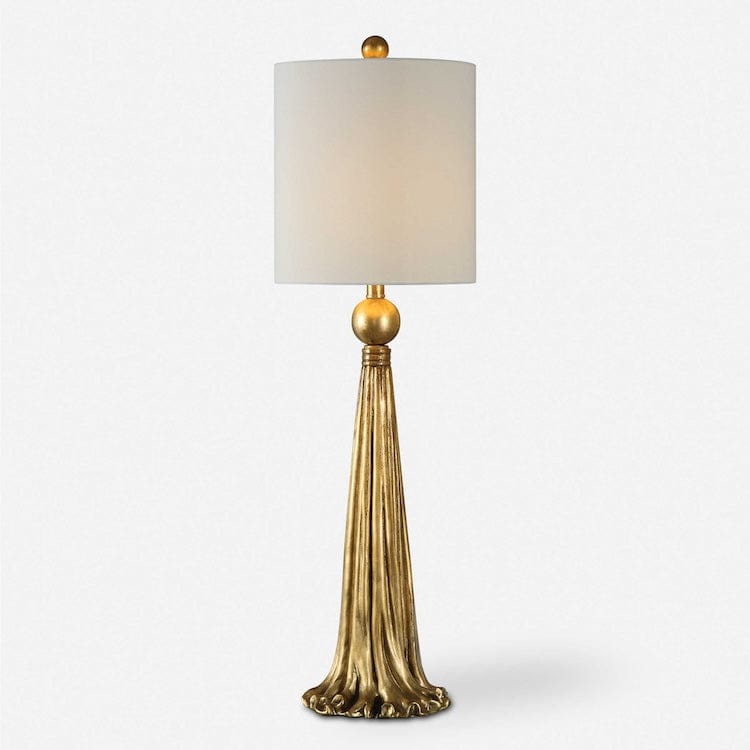 Lamps | Paravani Metallic Gold Buffet Lamp - Modest Hut