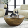 Gilded Dome Gold Coffee Table - Modest Hut
